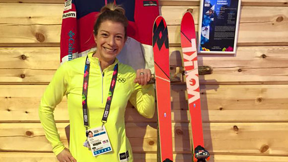 Hannah Kearney Gives Back to Youth Olympians
