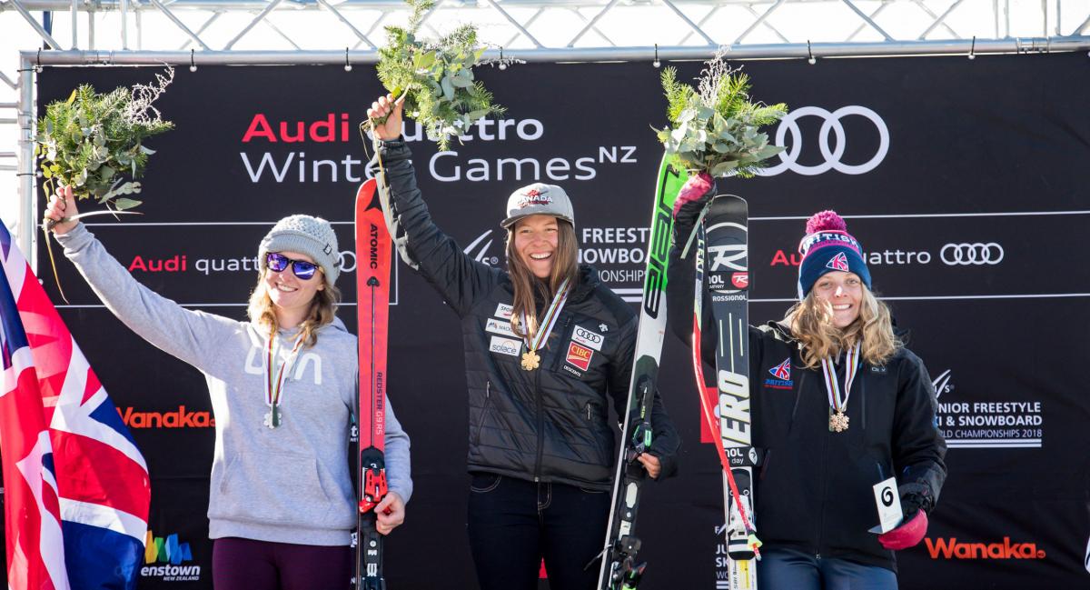 Hayden Switches Gears To Win Silver in Skicross