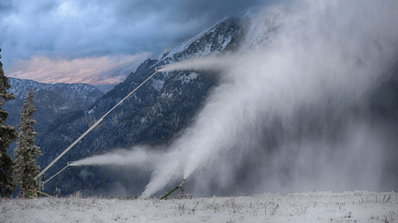 Snowmaking Underway at Copper Mountain Resort